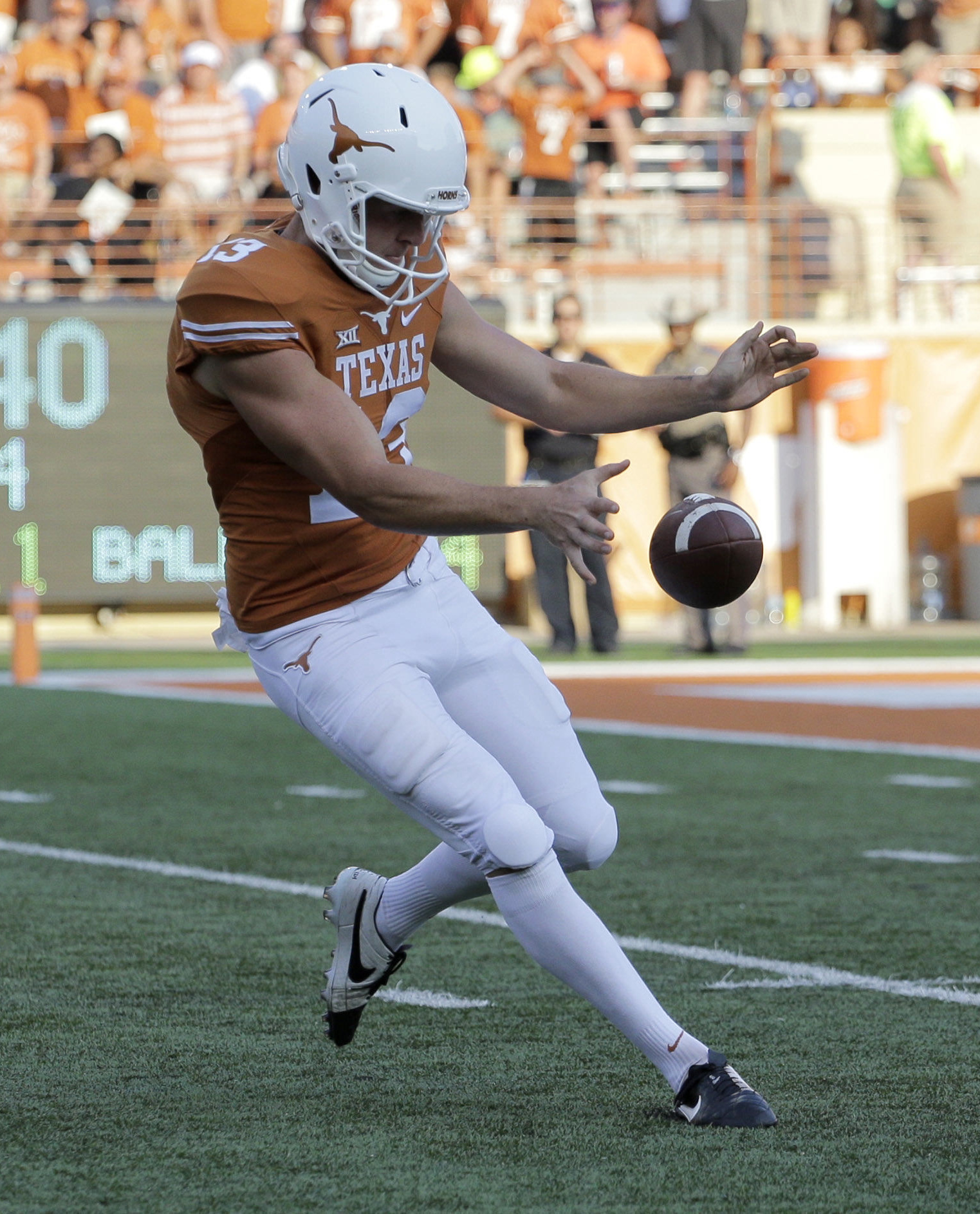 Texas punter Michael Dickson 'starting to get over' shanked punt