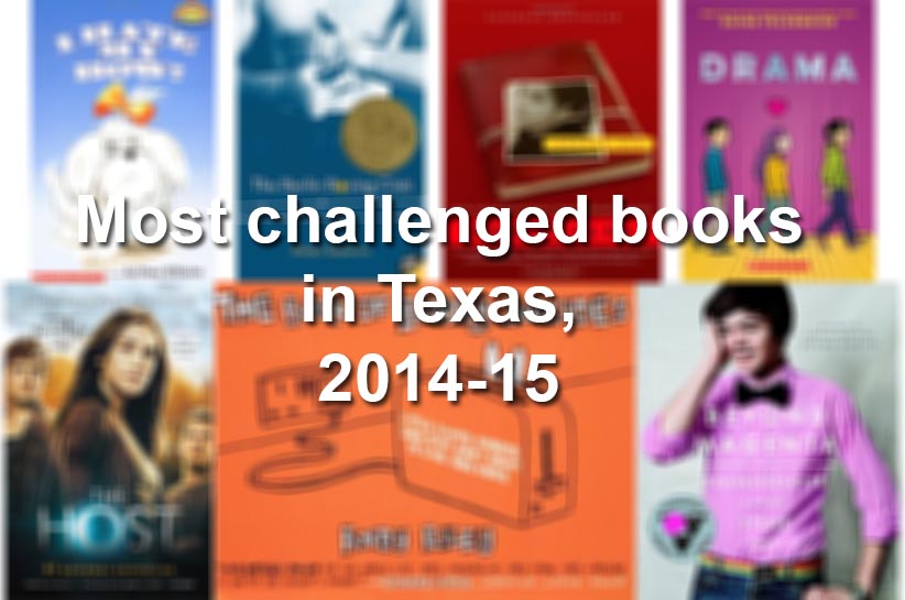 12 books banned or challenged in Texas schools during 2014-15 school year