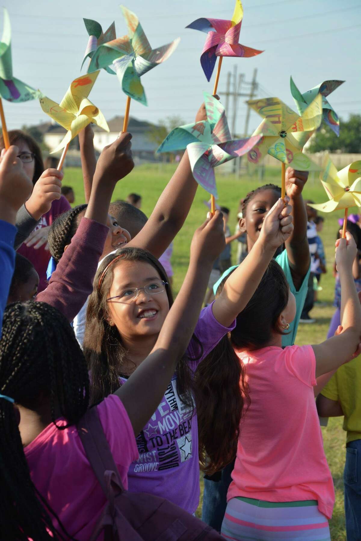 Golbow pupils hope for 'whirled peace'