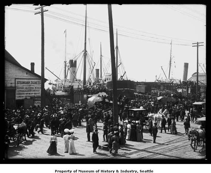 A look at Seattle during the Klondike Gold Rush, when the population surged