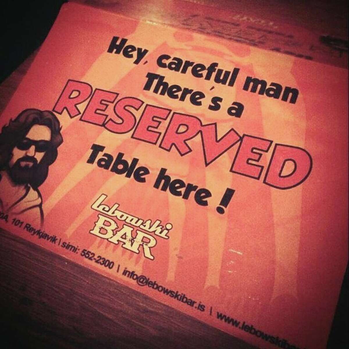 The Lebowski Bar in Iceland
