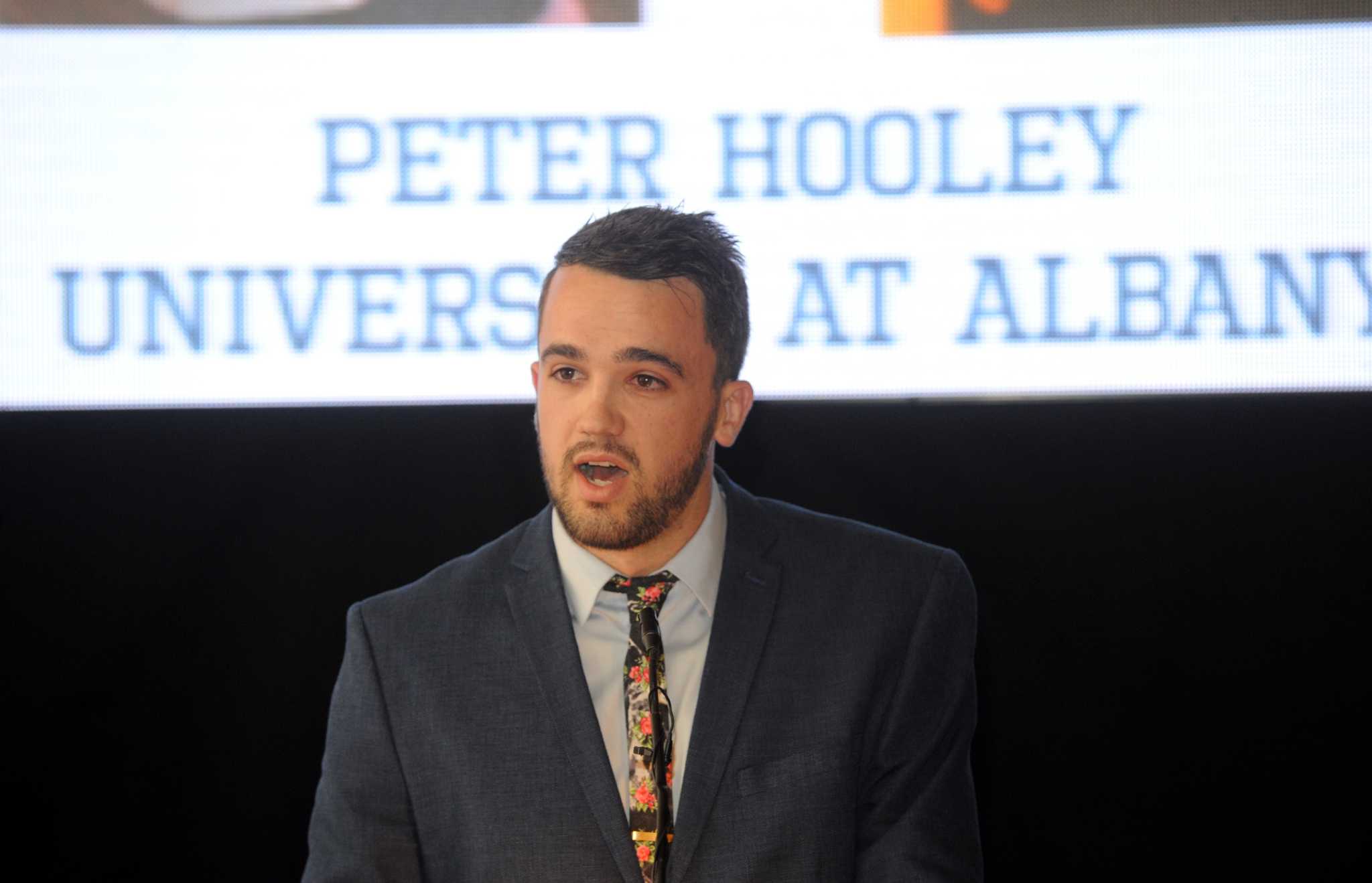 UAlbany basketball's Peter Hooley still inspiring others with his story