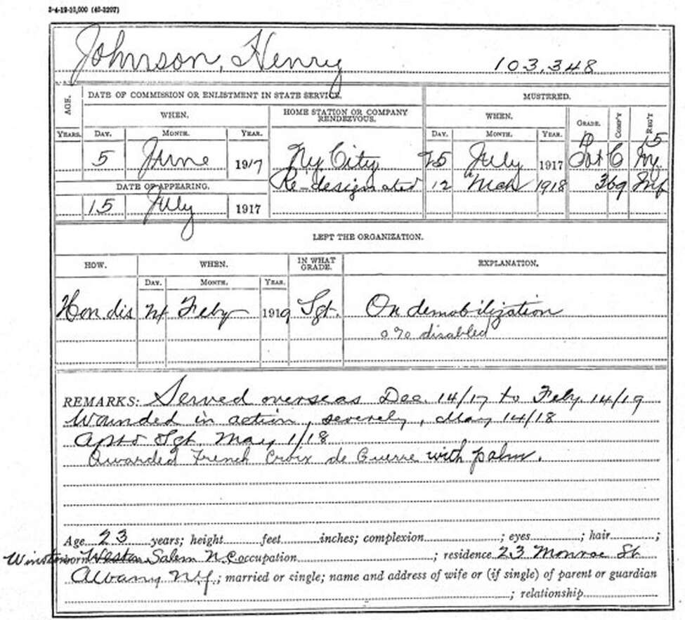 Schumer: Henry Johnson's Medal of Honor coming to Albany