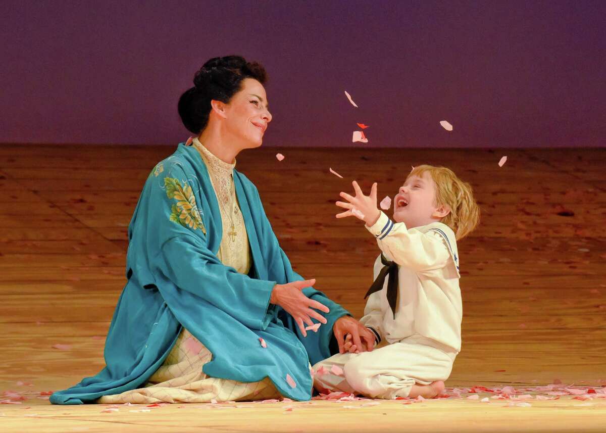 Scenes from the set for the Opera San Antonio production of Giacomo ...