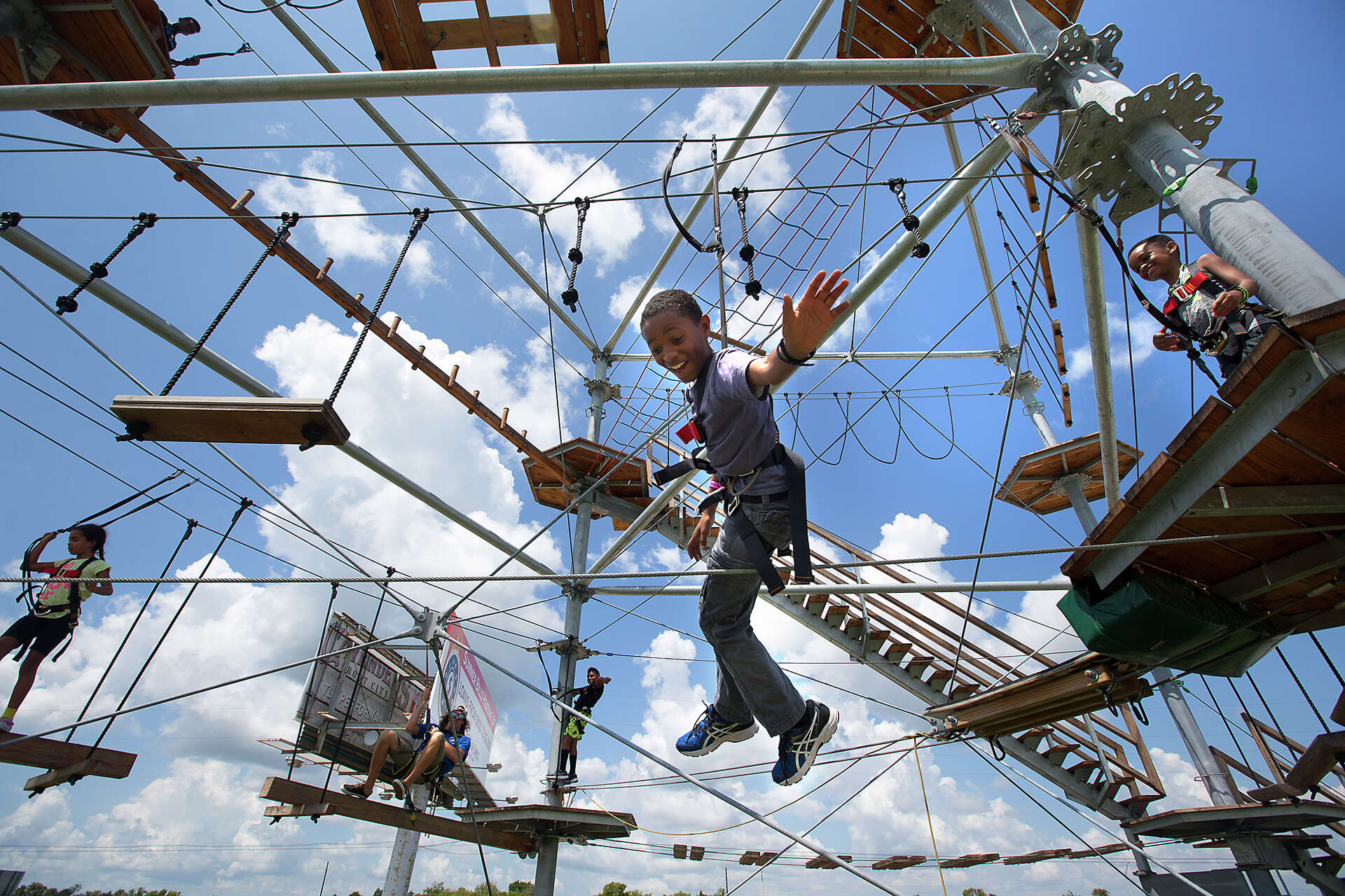 Ropes course offers adventurers a lesson in overcoming obstacles