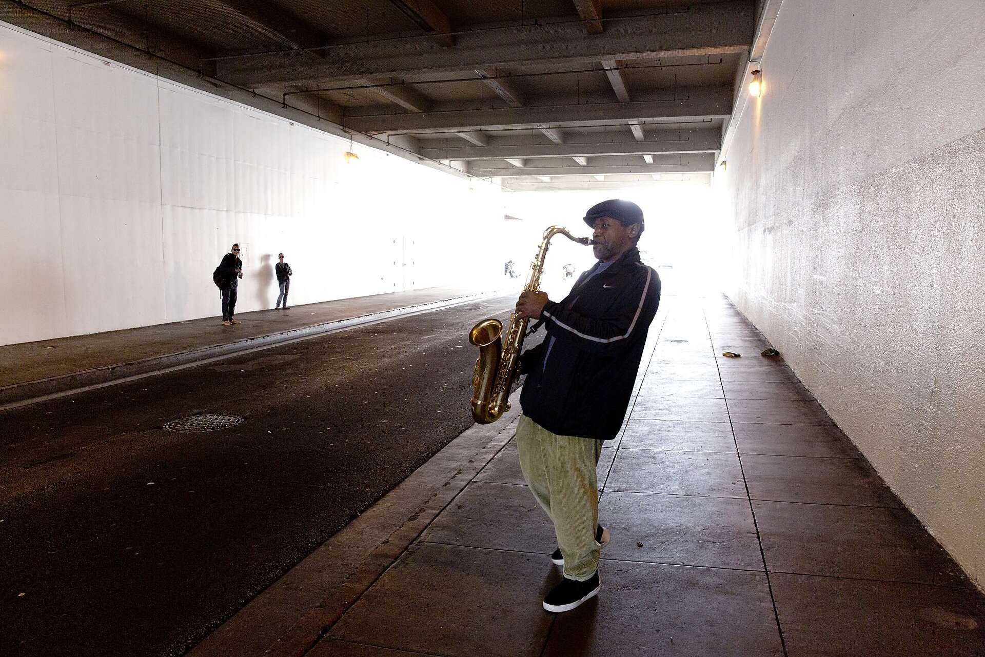 The Regulars: In the alley, working on the sound
