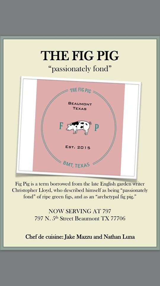 The Fig Pig set to open in Beaumont's Old Town