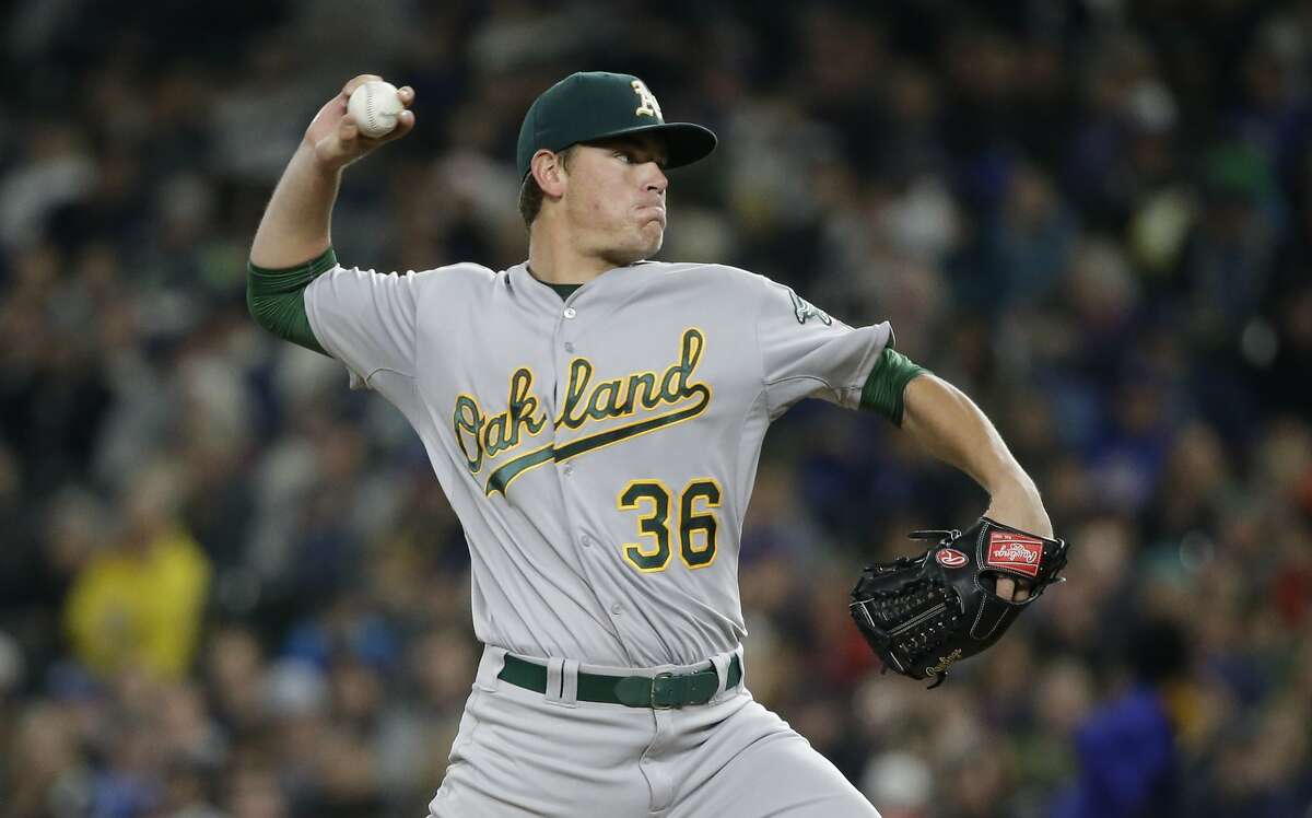 A's Aaron Brooks looks good in win over Mariners