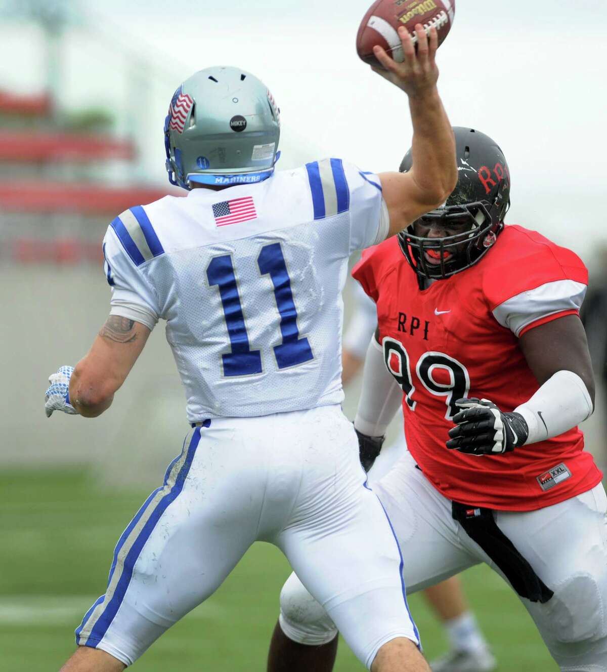 RPI football team beats Merchant Marine 27-7 in Troy
