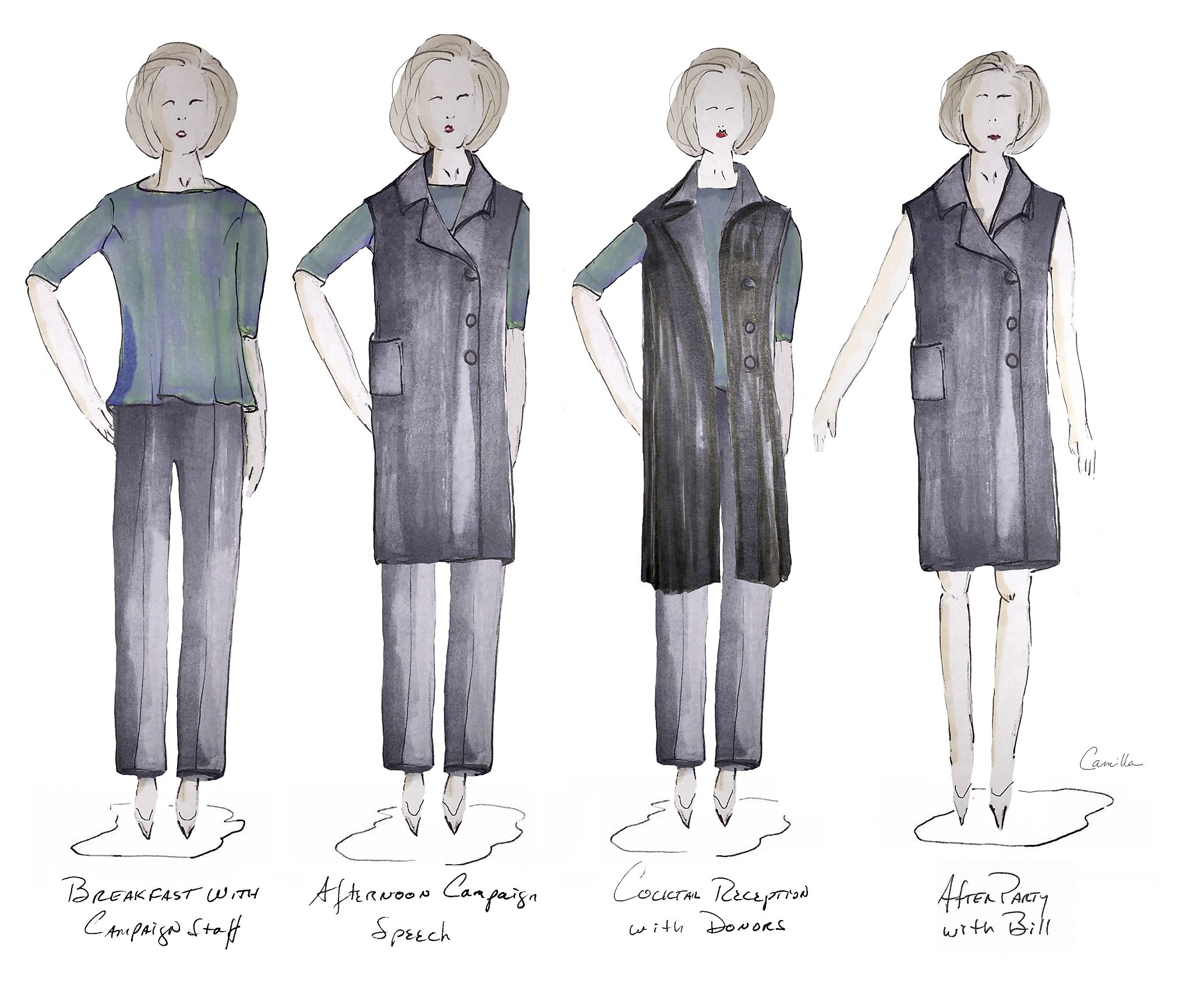 S.F. designers imagine an updated wardrobe for Hillary Clinton