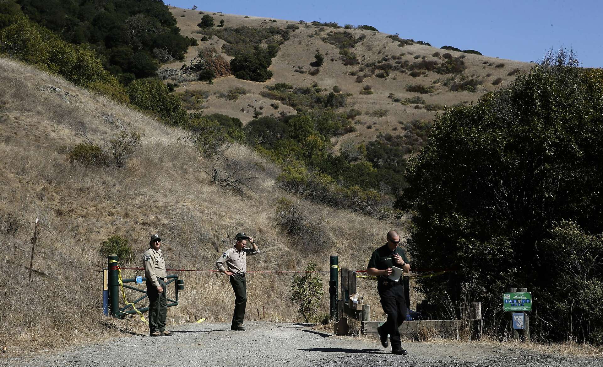 Noted therapist found slain, with dog still on leash, on Marin trail