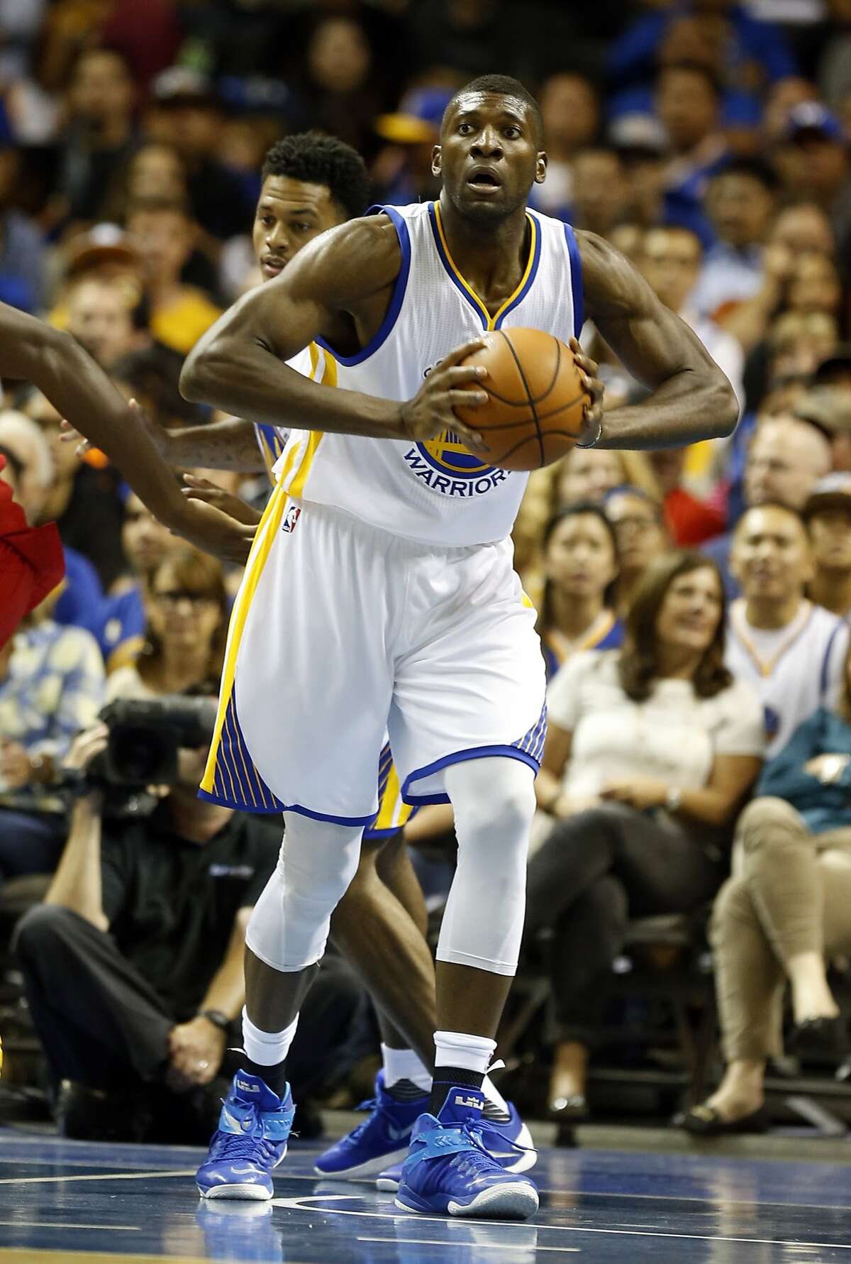 Warriors’ Festus Ezeli takes his shot-blocking role seriously