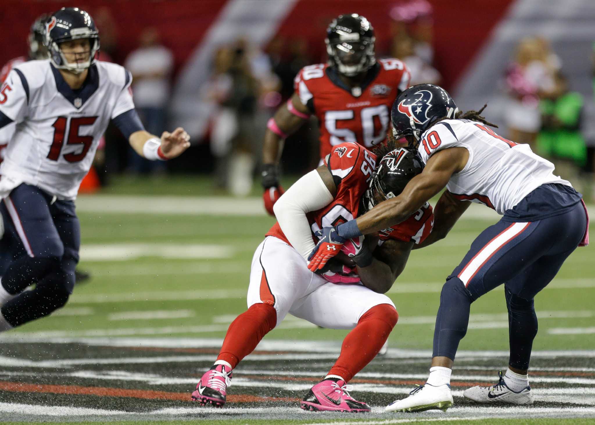 Texans, Colts clash in game of give and take