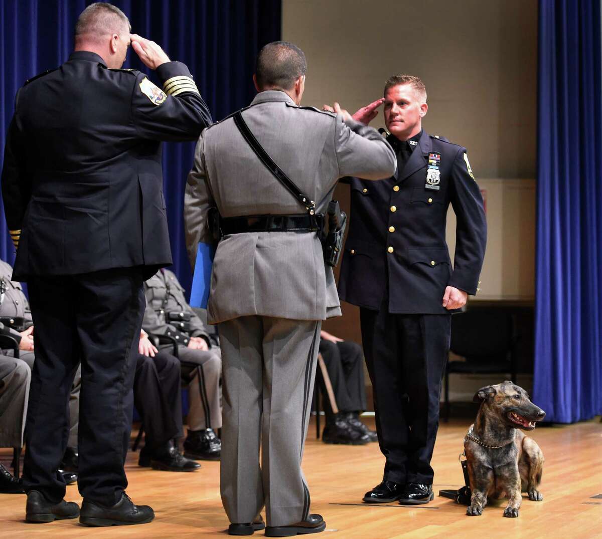 Photos: Police dogs, handlers graduate in Albany