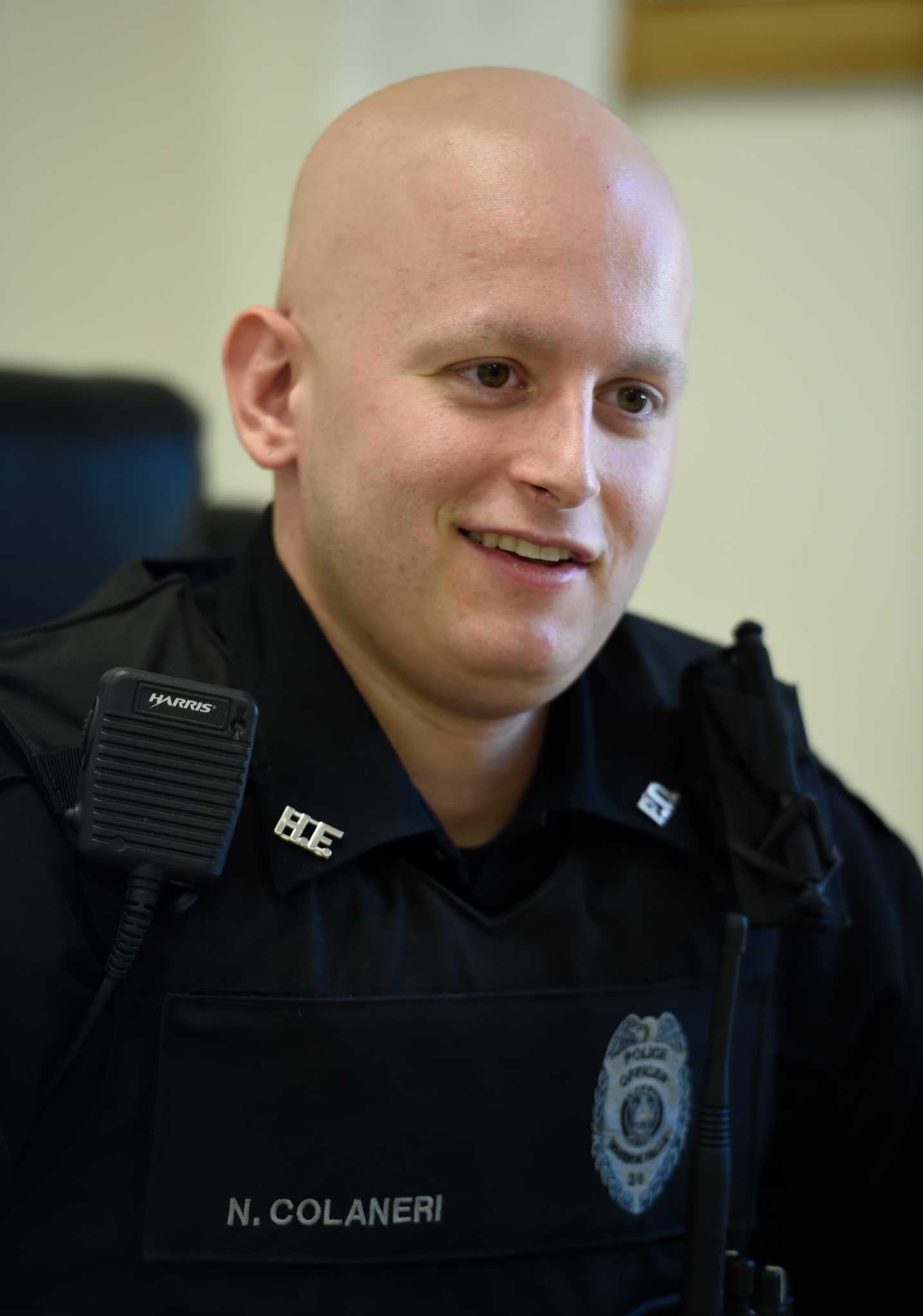 Officer Nick Colaneri takes on crime and cancer