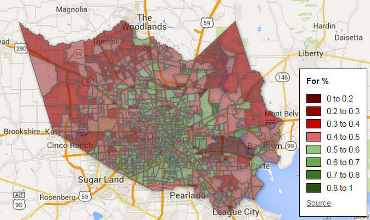 Maps that help explain what matters in Houston