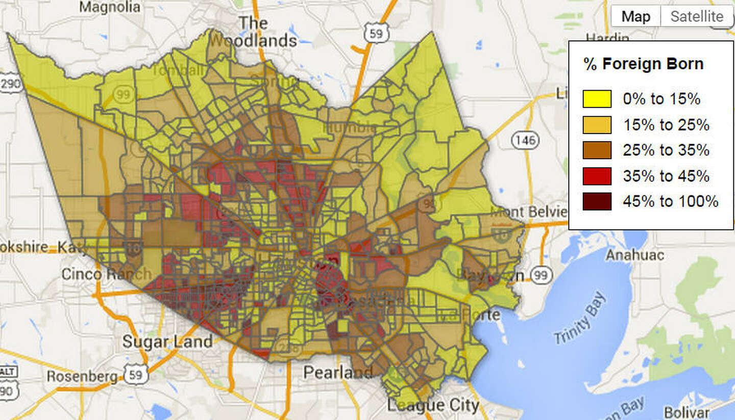 Maps that help explain what matters in Houston