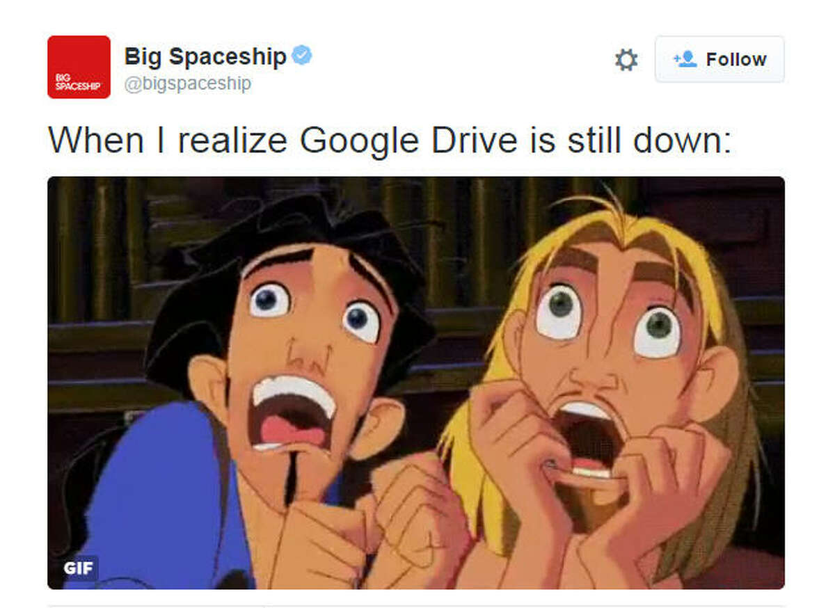 Google Drive crashes, users rage through memes