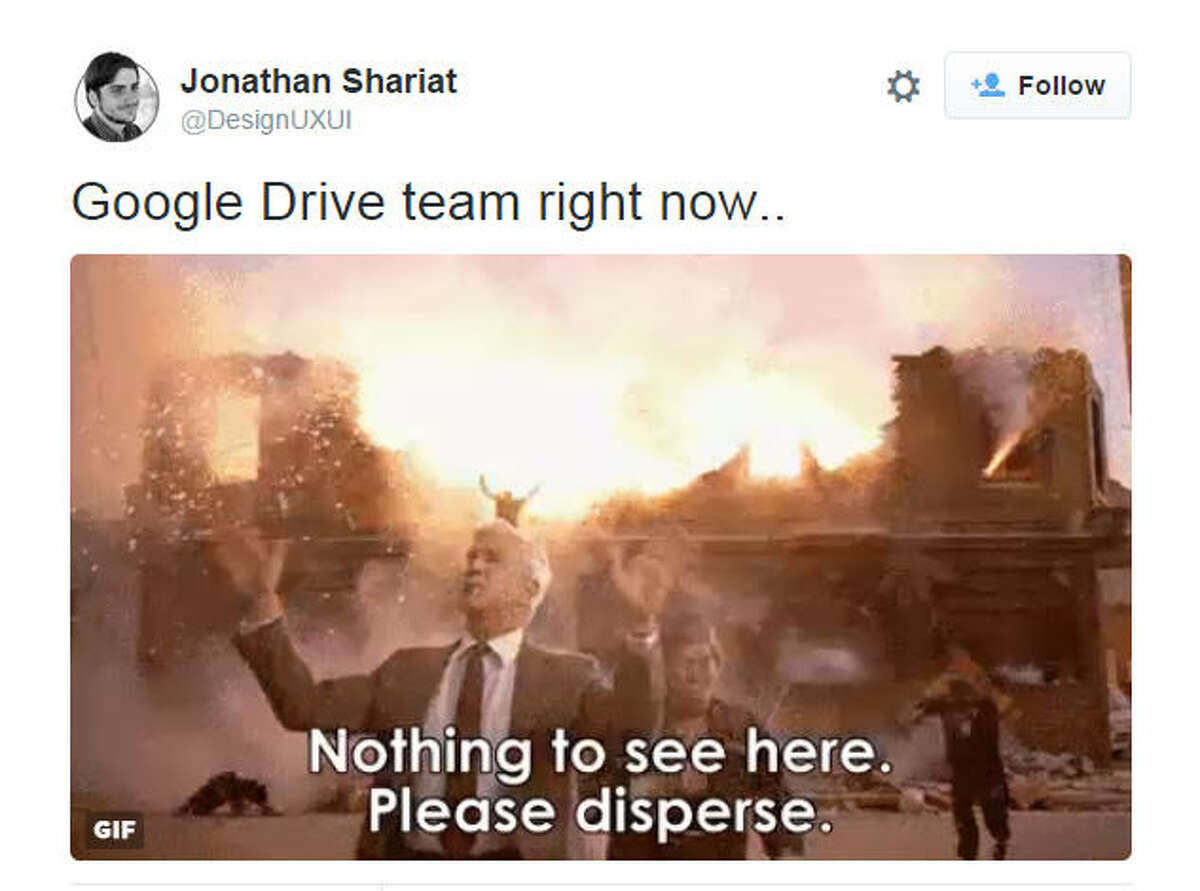 Google Drive crashes, users rage through memes