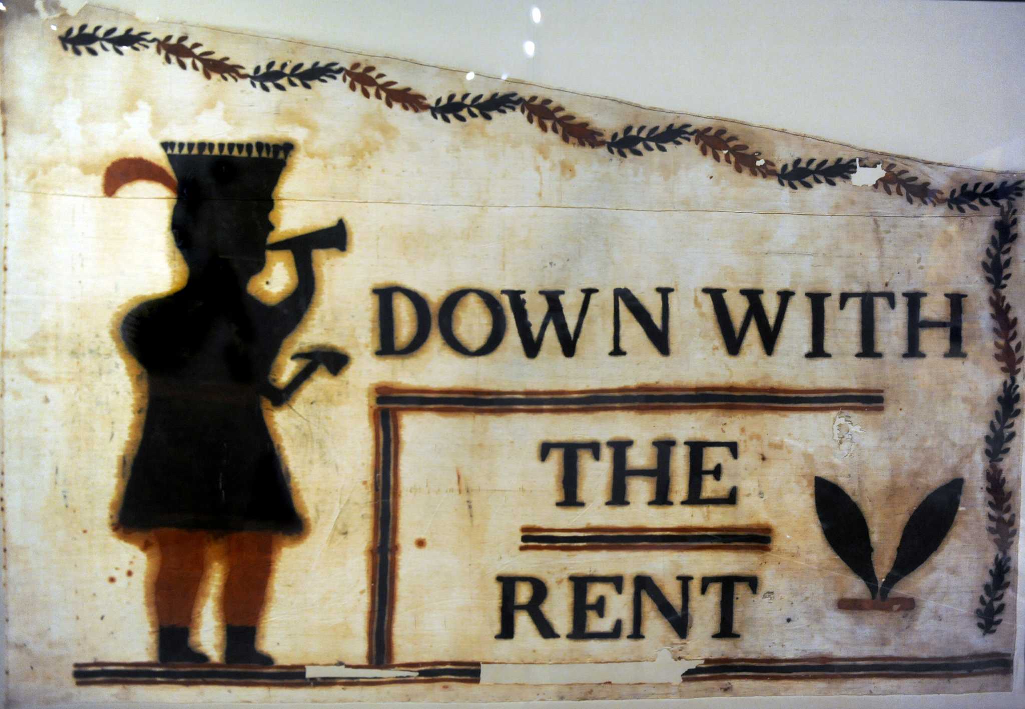 Historic banner displayed