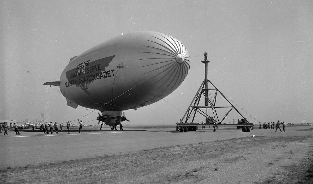 When behemoth blimps ruled the Bay Area's skies