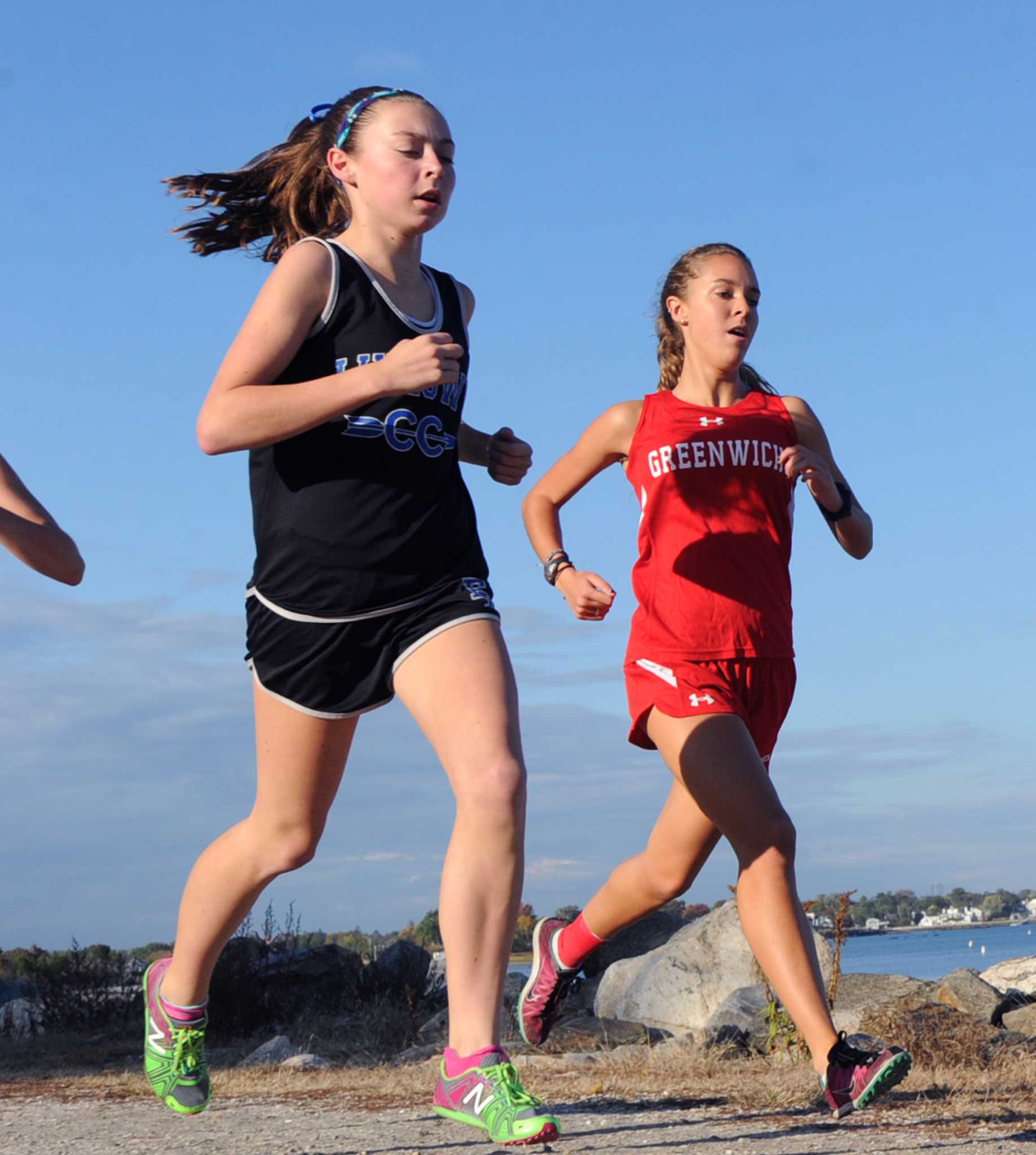 Greenwich girls cross country team finishes regular season in style