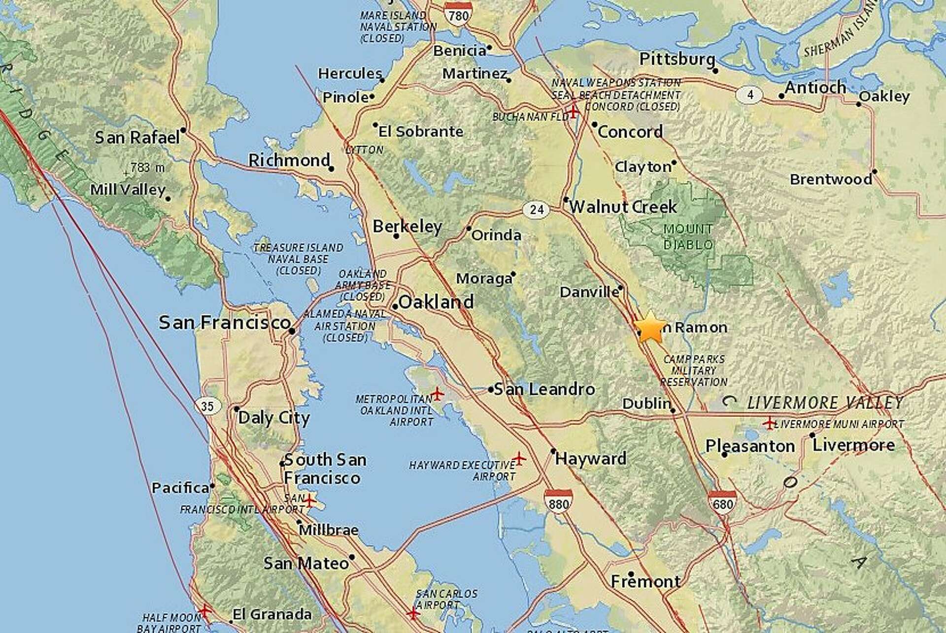 Nearly 200 earthquakes shake San Ramon