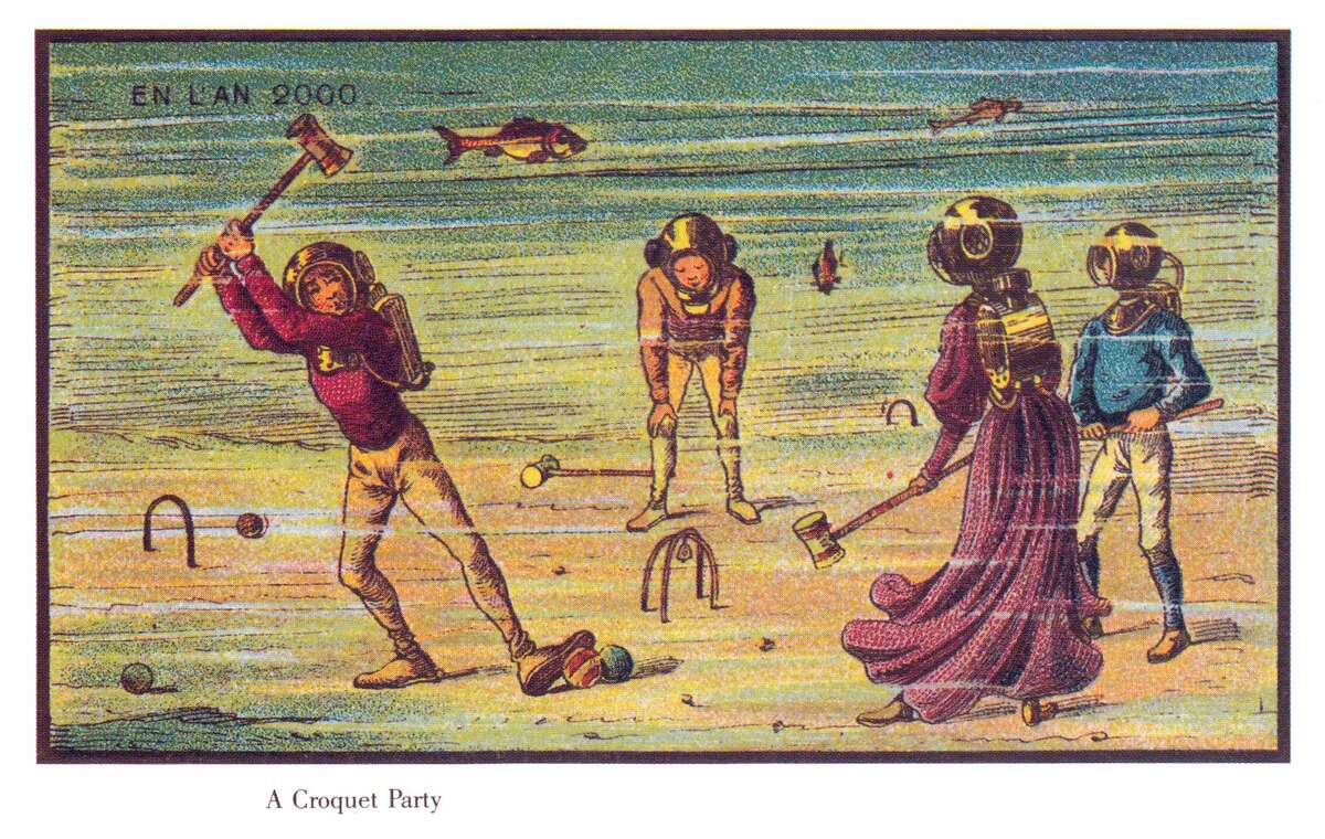 Old postcards show how people imagined the year 2000 would look
