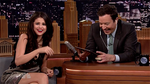 Selena Gomez’s Adorable Dubsmash Game with Fallon