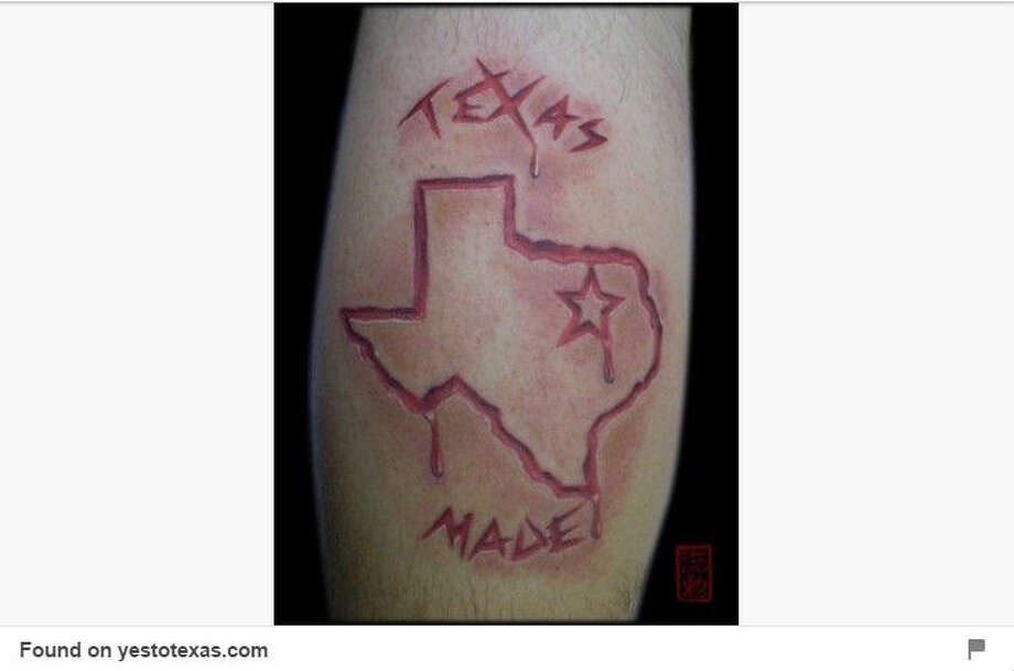 You can't get much more Texas than these tattoos - Houston Chronicle