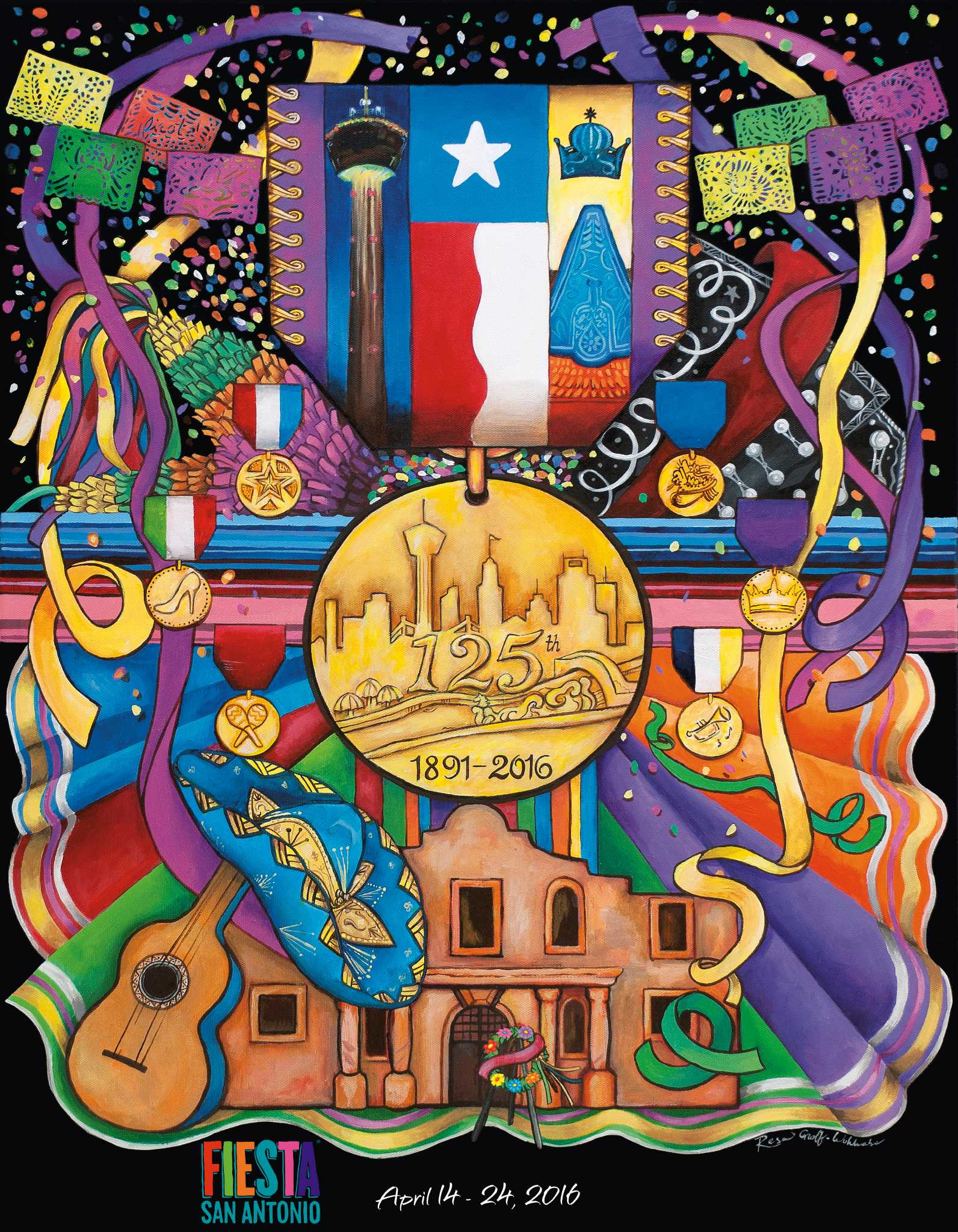 The 2016 Fiesta poster is unveiled