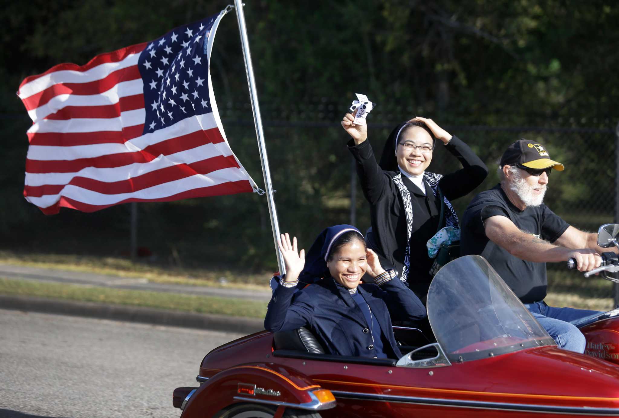 Nuns roll through Houston