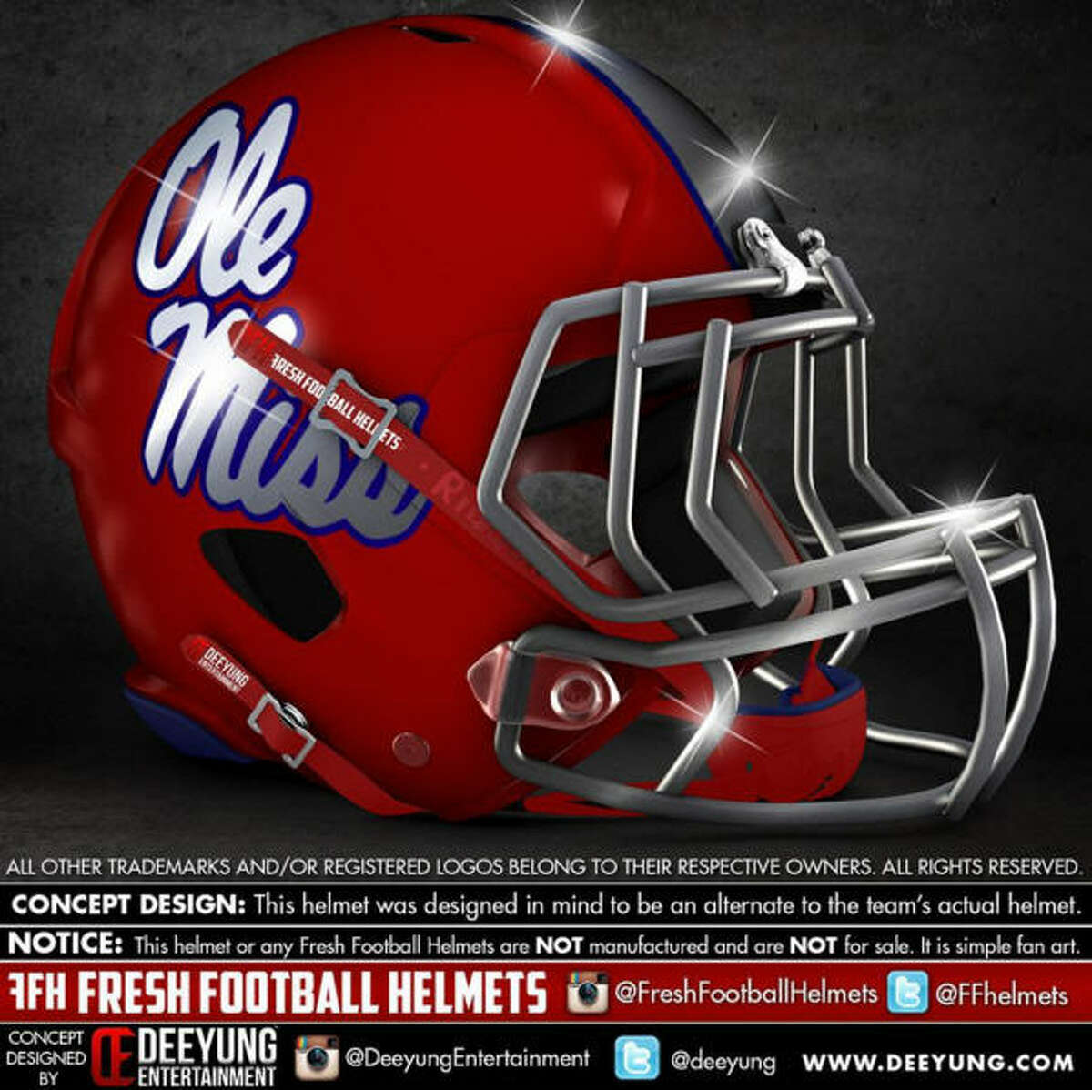 College Football Playoff teams get new concept helmet redesigns