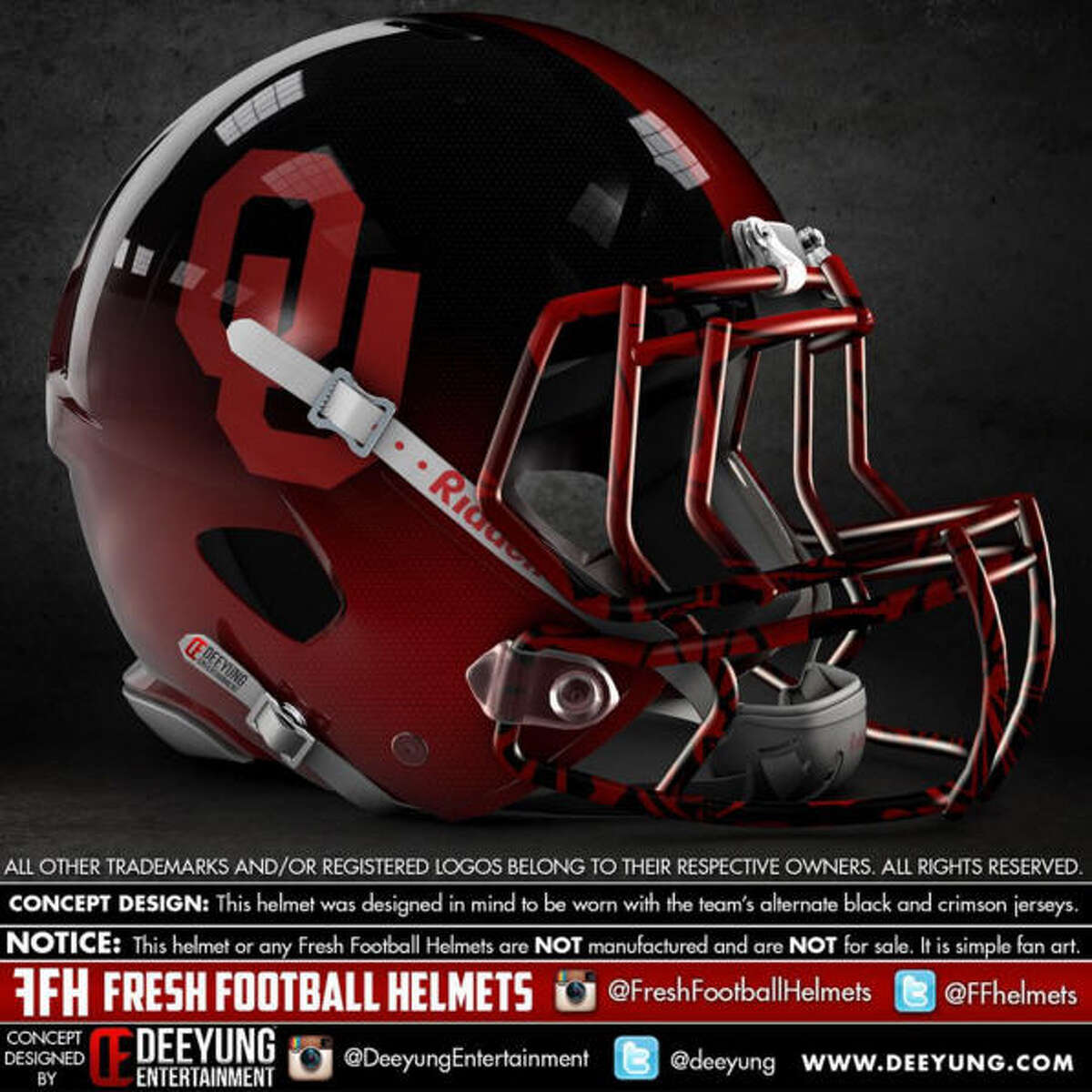 College Football Playoff teams get new concept helmet redesigns