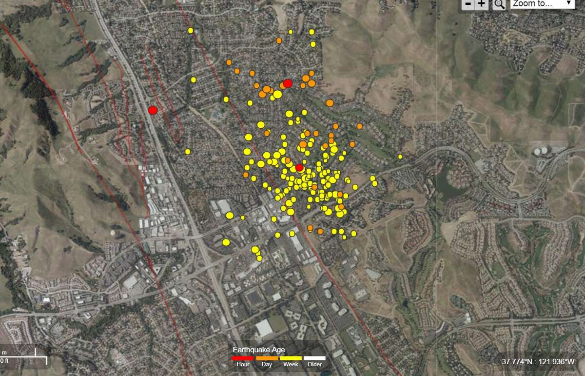 Nearly 200 earthquakes shake San Ramon