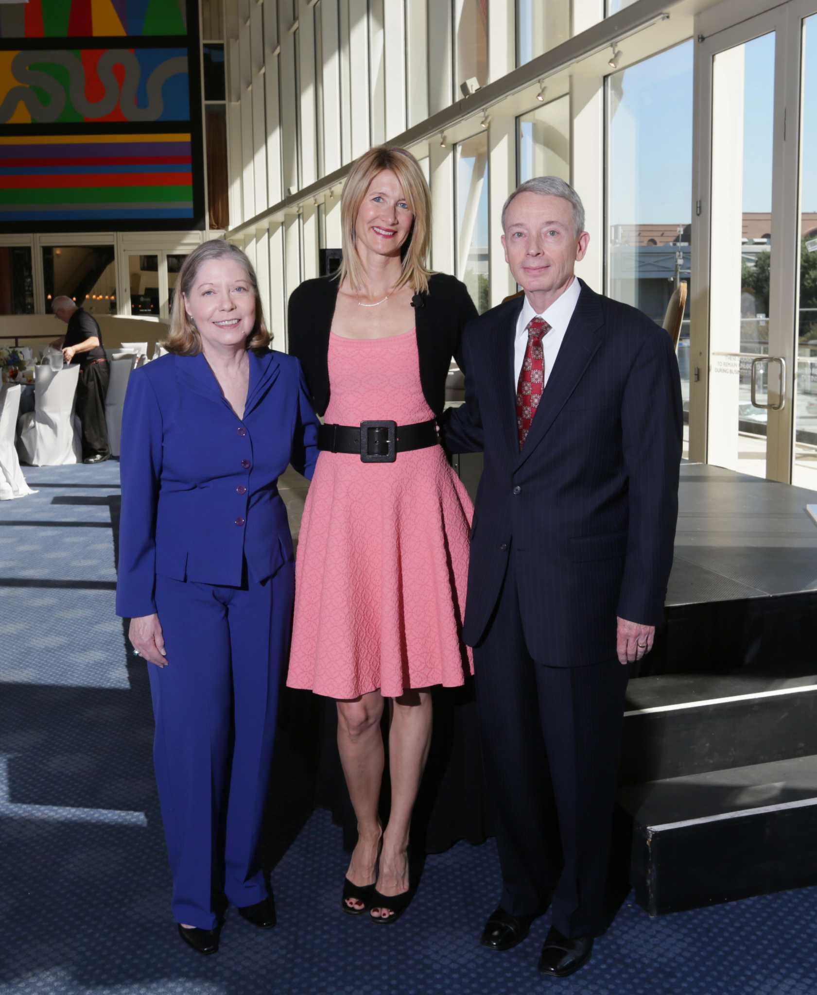 Actress Dern talks gender equality at performing arts luncheon