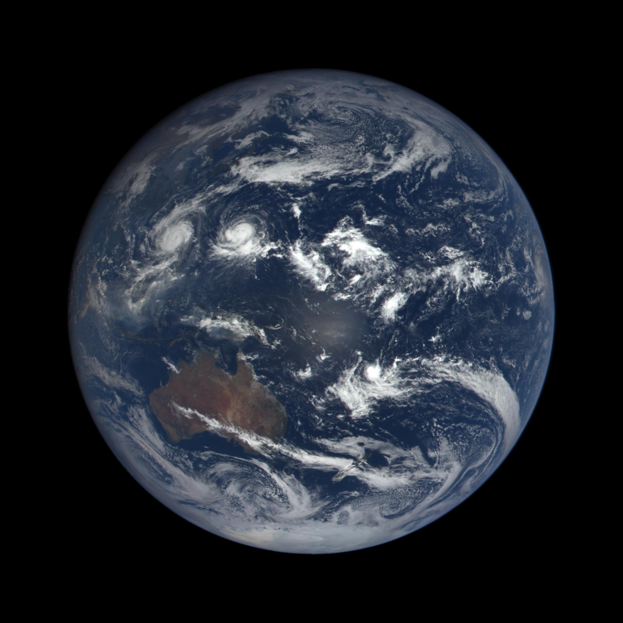 Photos of Earth from the 'Deep Space Climate Observatory'