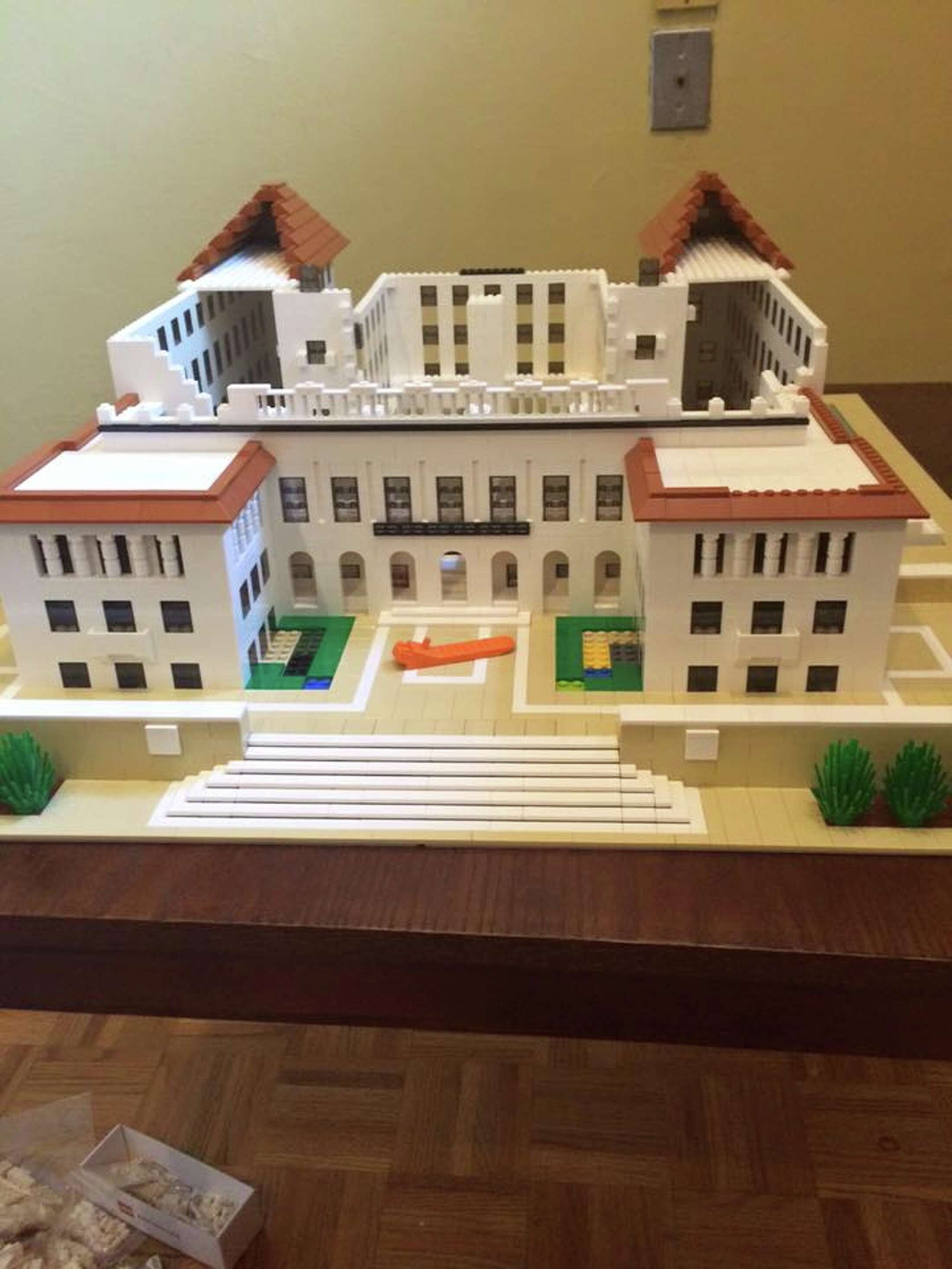 Student builds University of Texas Tower entirely out of Legos