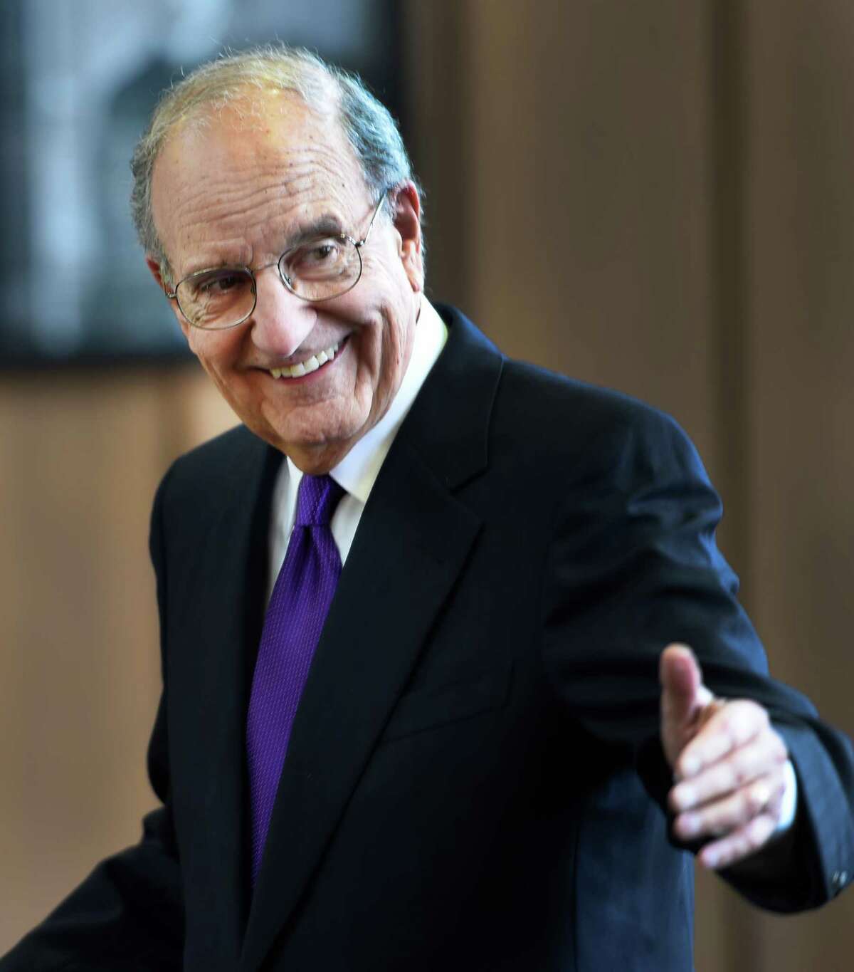 Ex-Senator George Mitchell speaks at Albany Law School