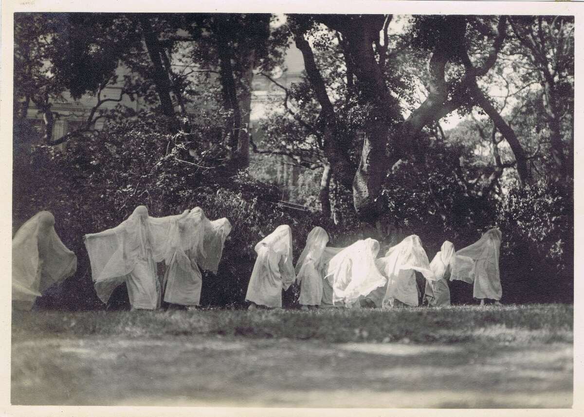 Vintage Halloween costume photos through the lens