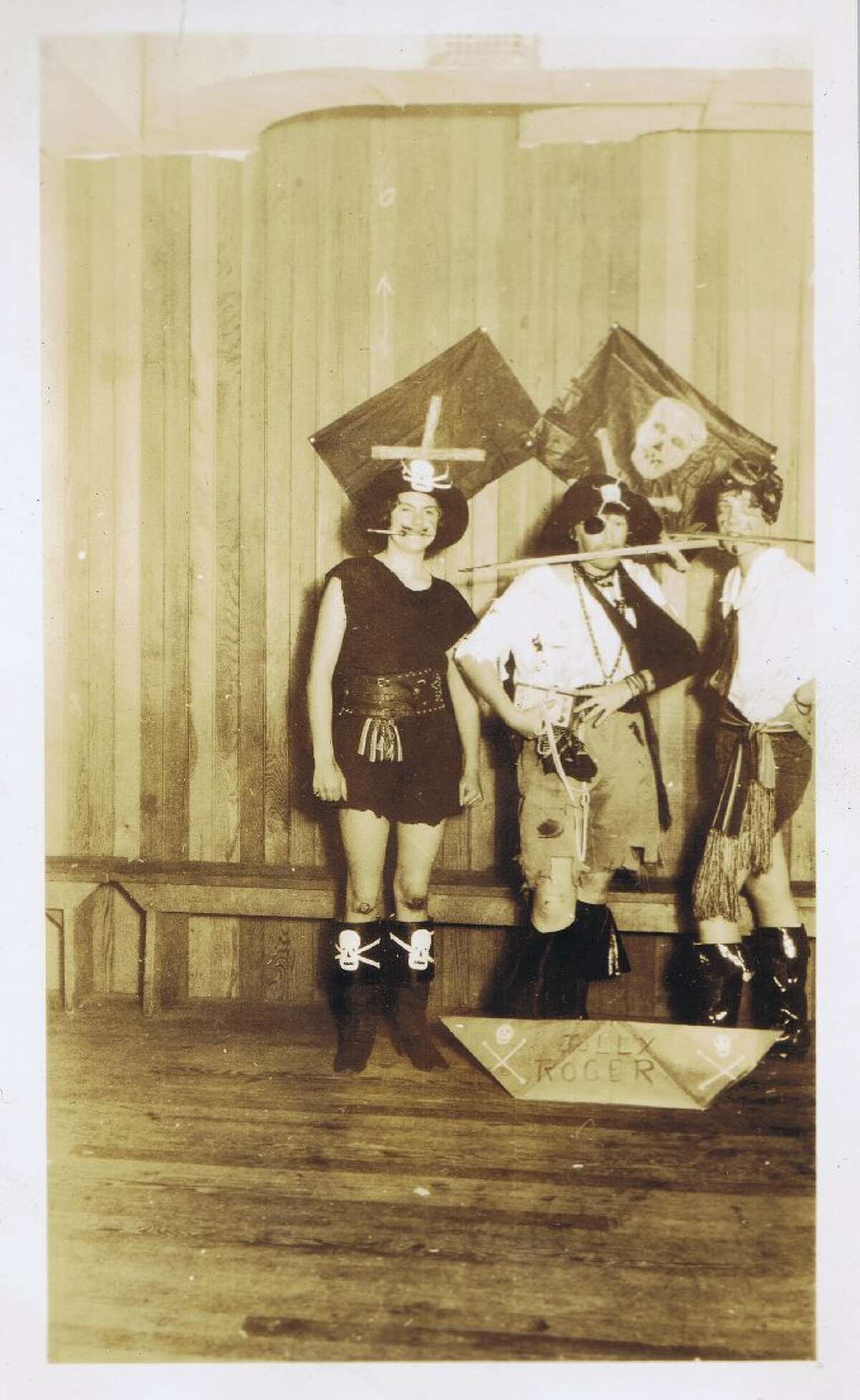 Vintage Halloween costume photos through the lens