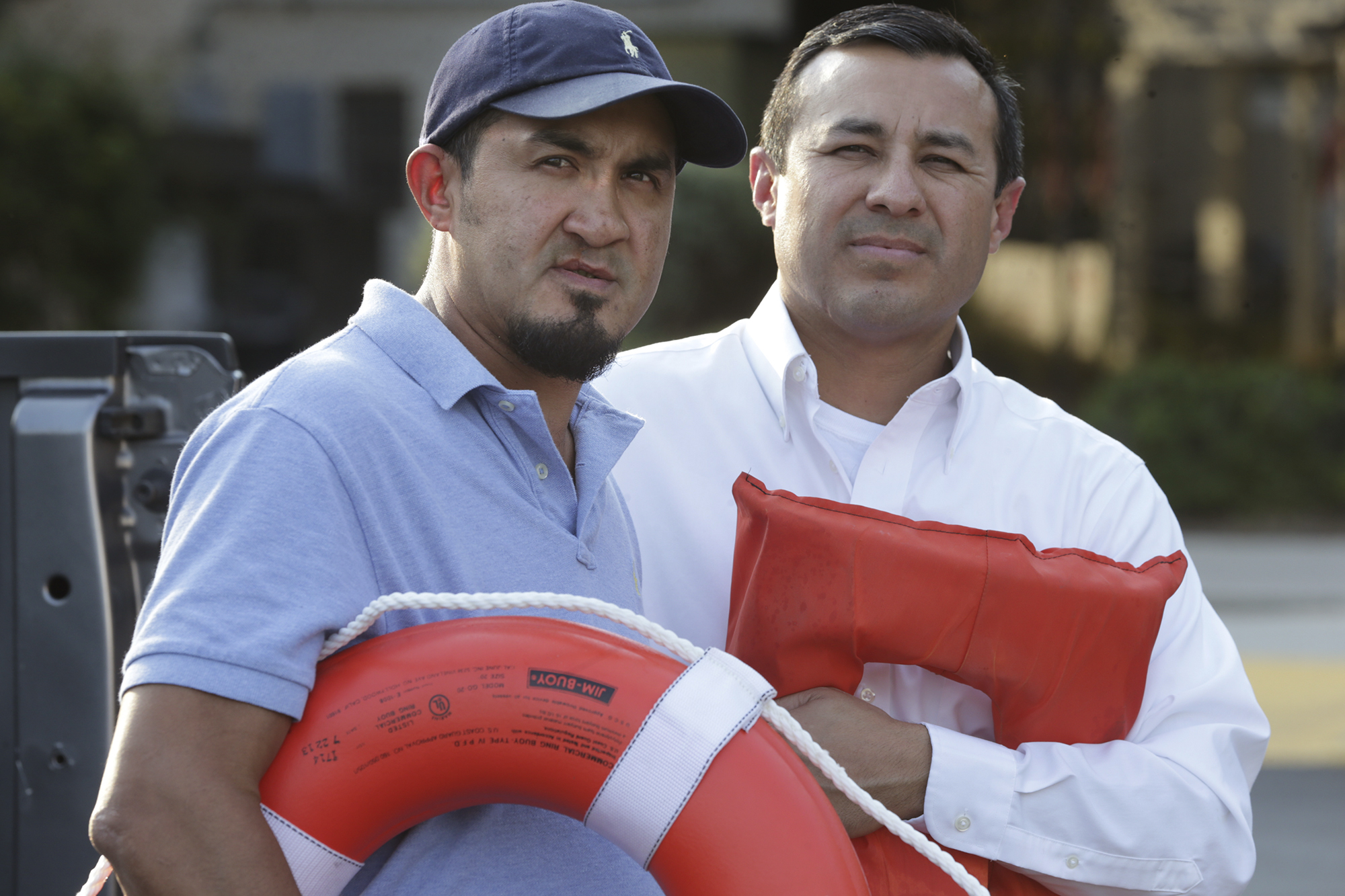 A capsized boat and fight for survival