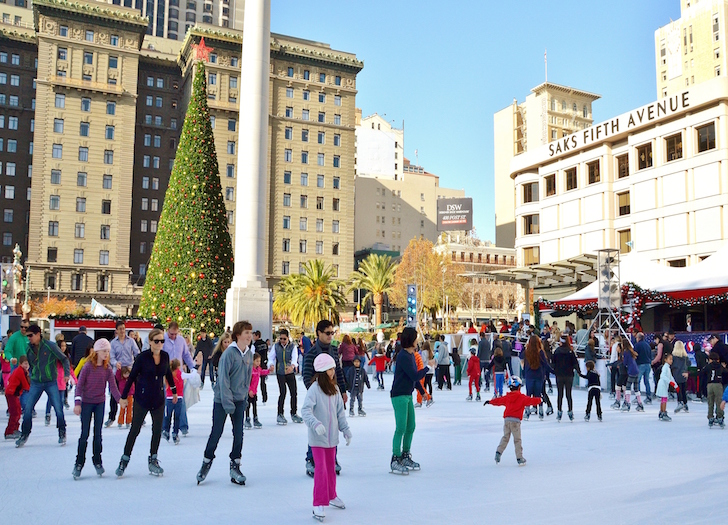 Holiday Ice Rink in Union Square