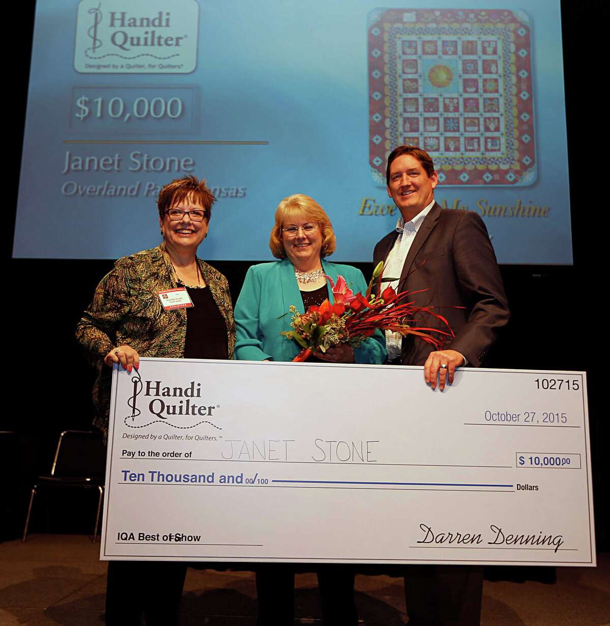 Kansas quilter wins 'Best of Show' at Houston festival