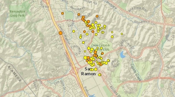 Is San Ramon-area quake swarm a record? Probably not, USGS says