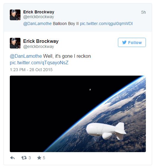 Brady Blimp Memes Runaway NORAD Blimp Inspires Memes