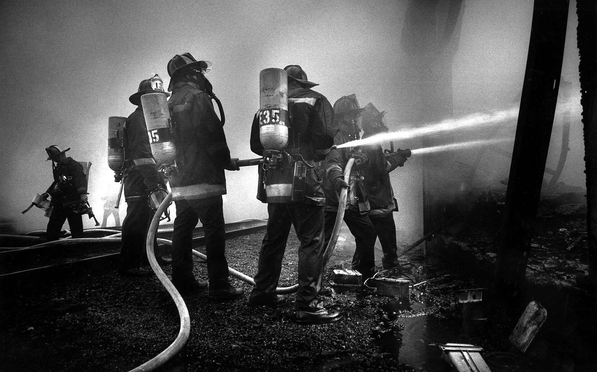 San Francisco police and fire stood guard through early challenges