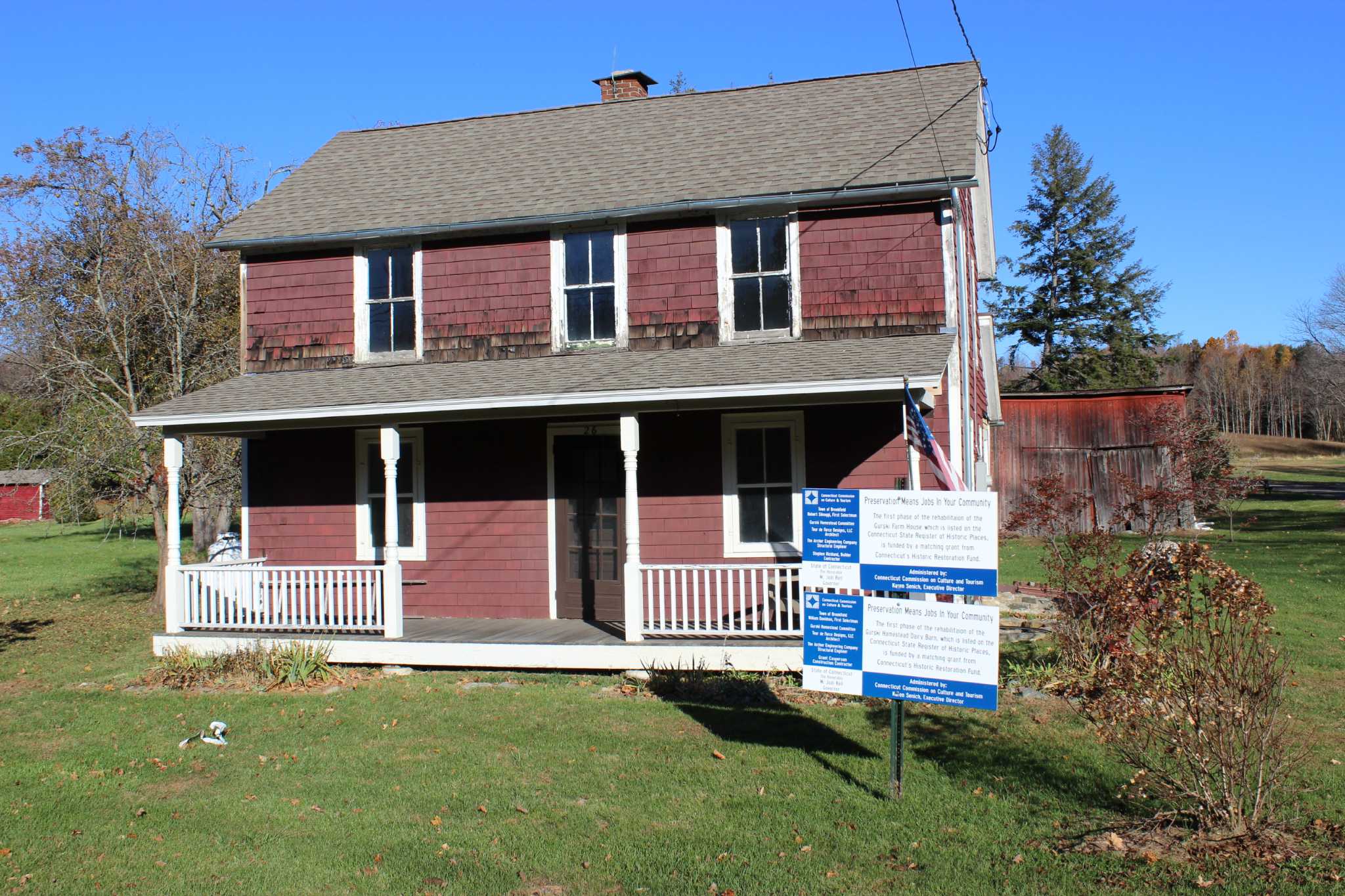 Historic buildings on Brookfield farm razed; state wants to know why
