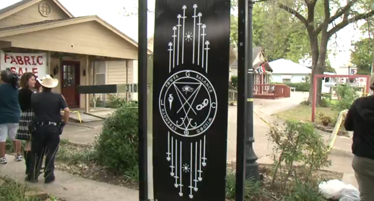 Protesters greet new Greater Church of Lucifer