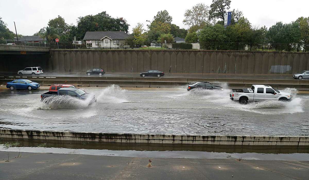 Map shows flood damage in Houston